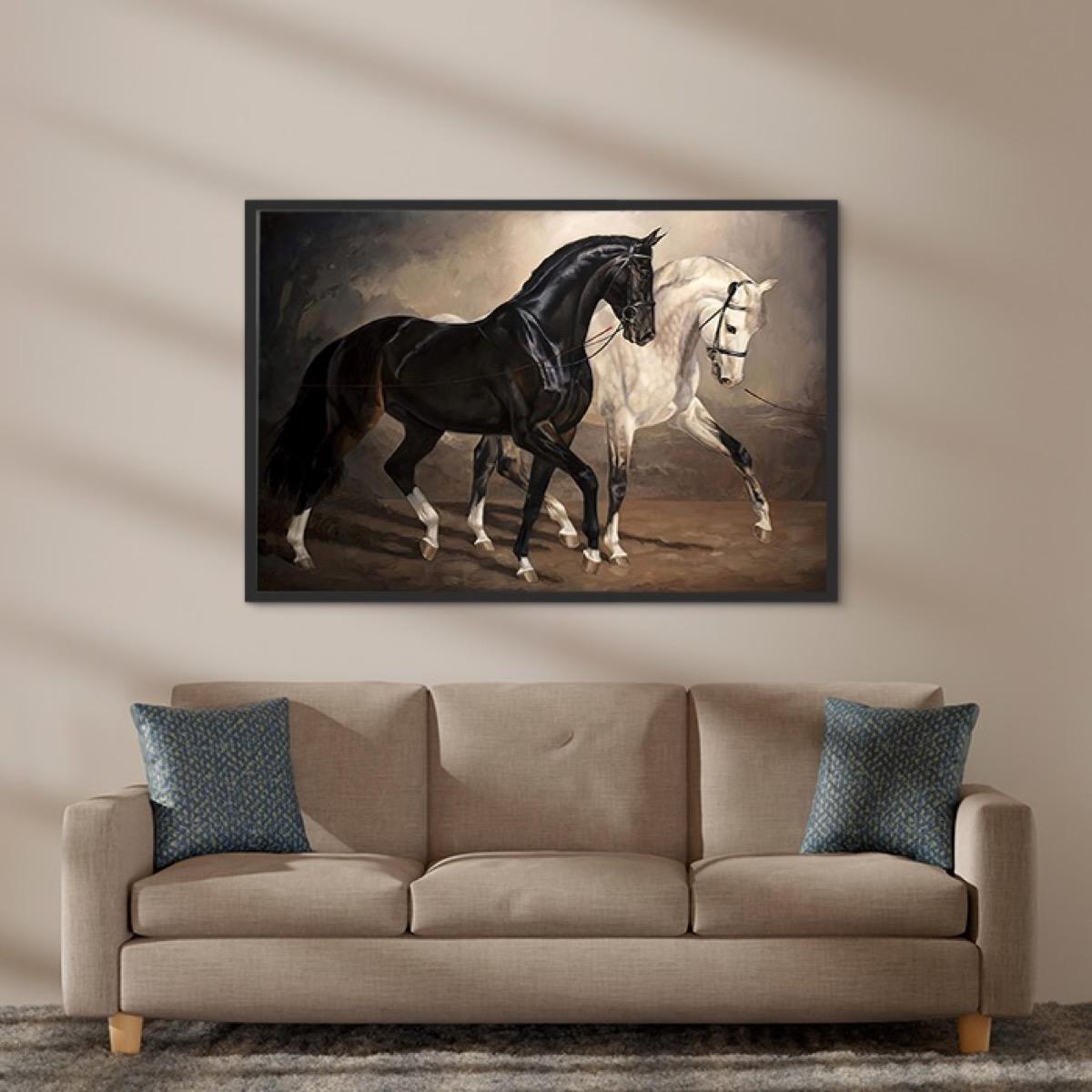 Shop Fame Fabric Framed Canvas Wall Art - 80x120 cm | Home Centre KSA