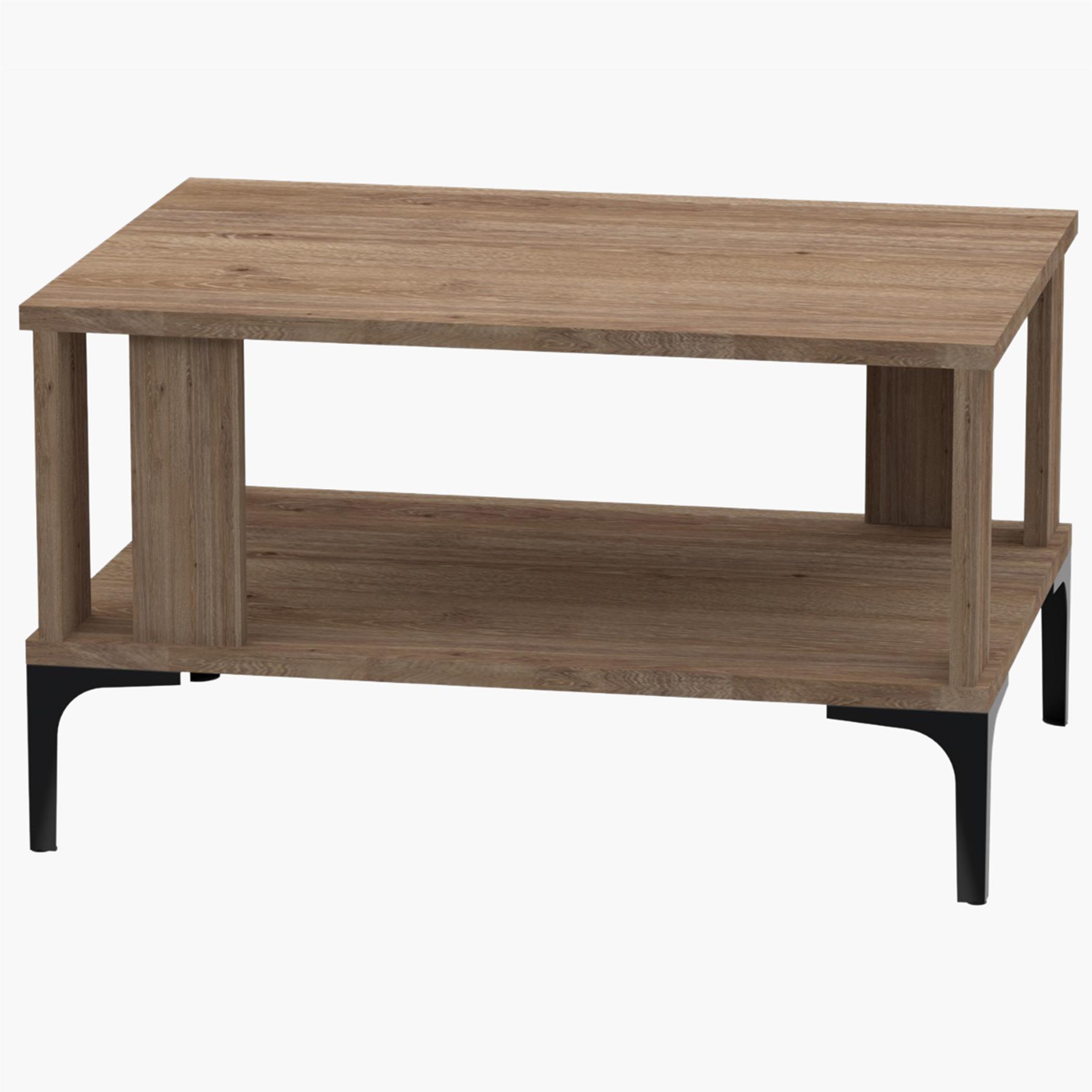 Shop Modern Coffee Table with Storage Shelf - 70x50x40 cm Online ...