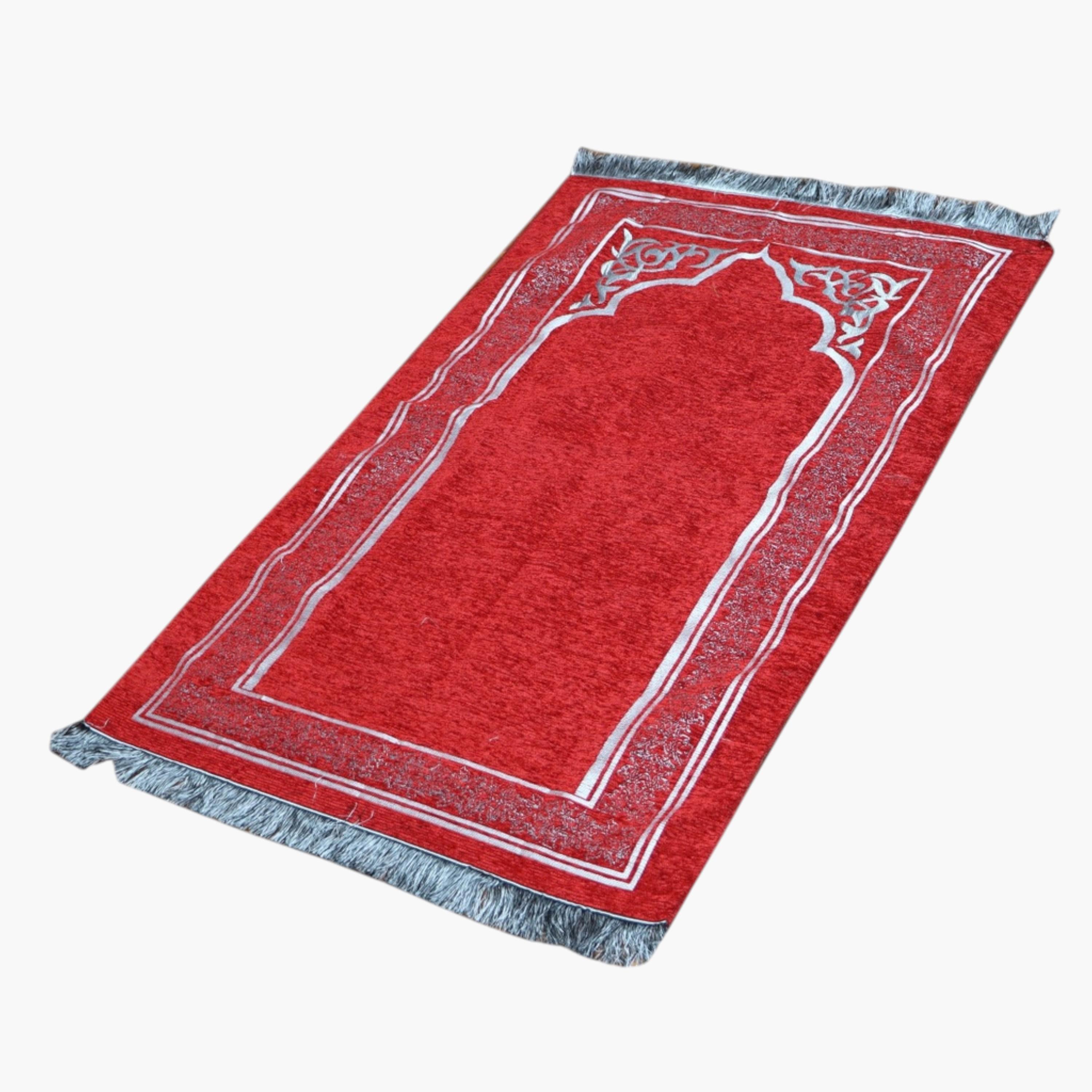 Buy Textured Prayer Mat with Fringes - 110x70 cms Online | Centrepoint UAE