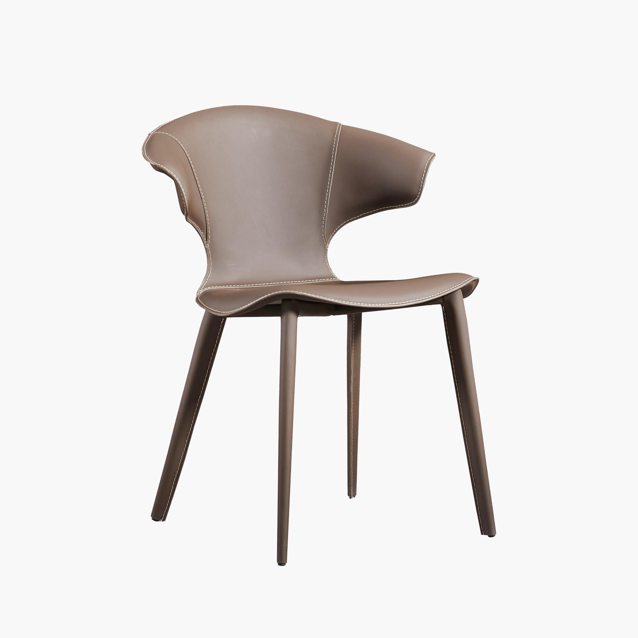 Shop Febe Leather Dining Chair | Home Centre UAE