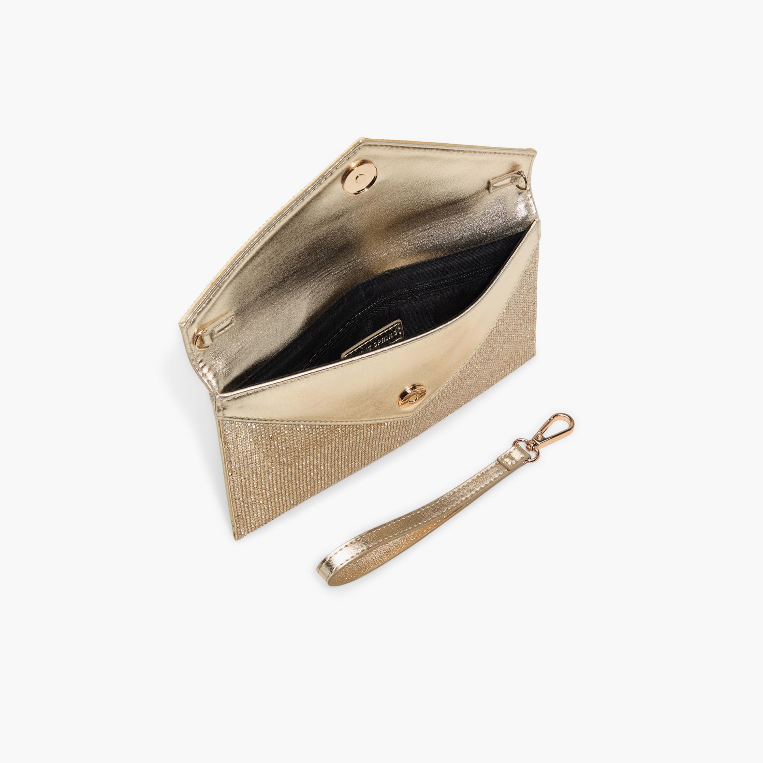 Buy Call It Spring Textured Clutches with Magnetic Closure and ...