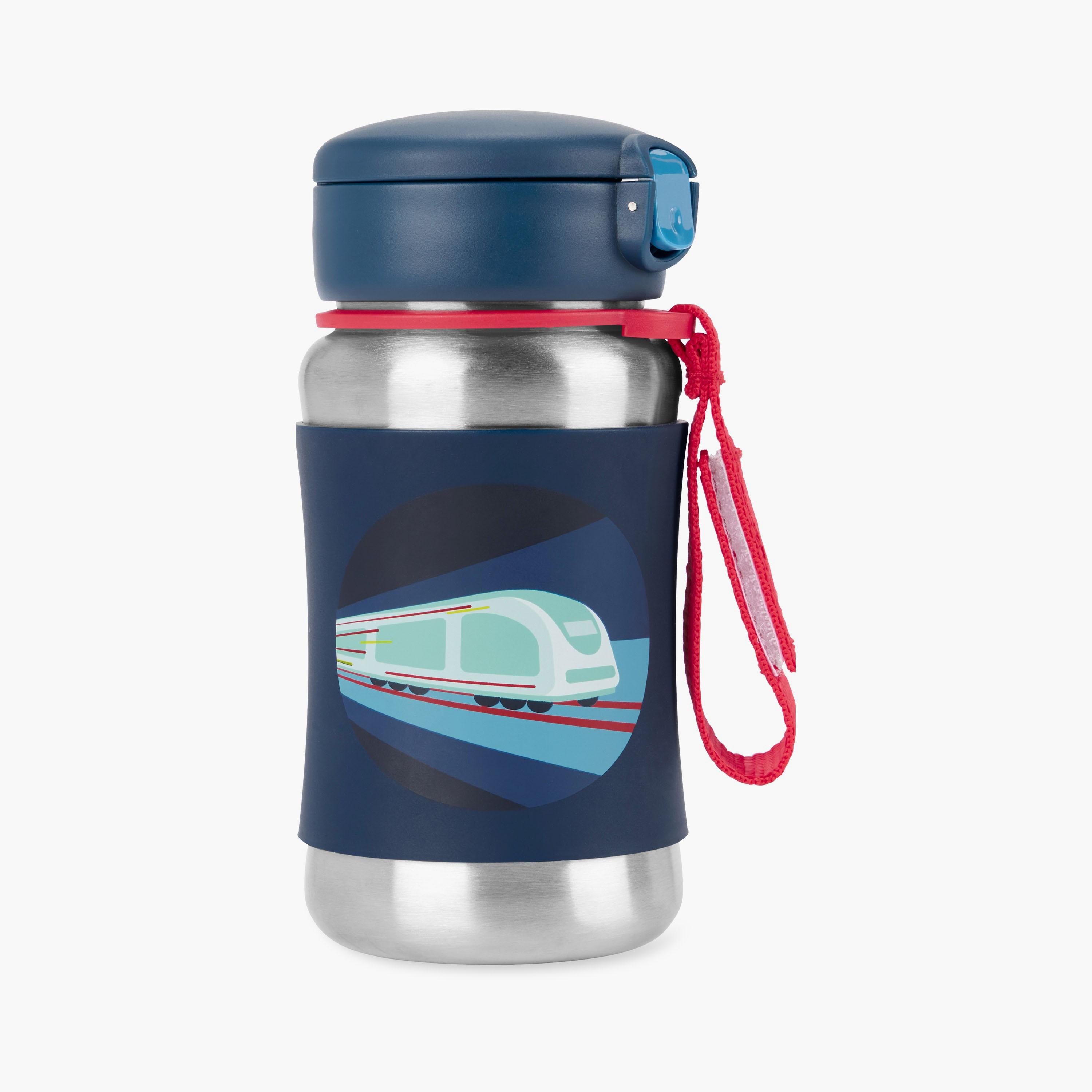 Buy Skip Hop Spark Style Stainless Steel Straw Water Bottle - Train ...
