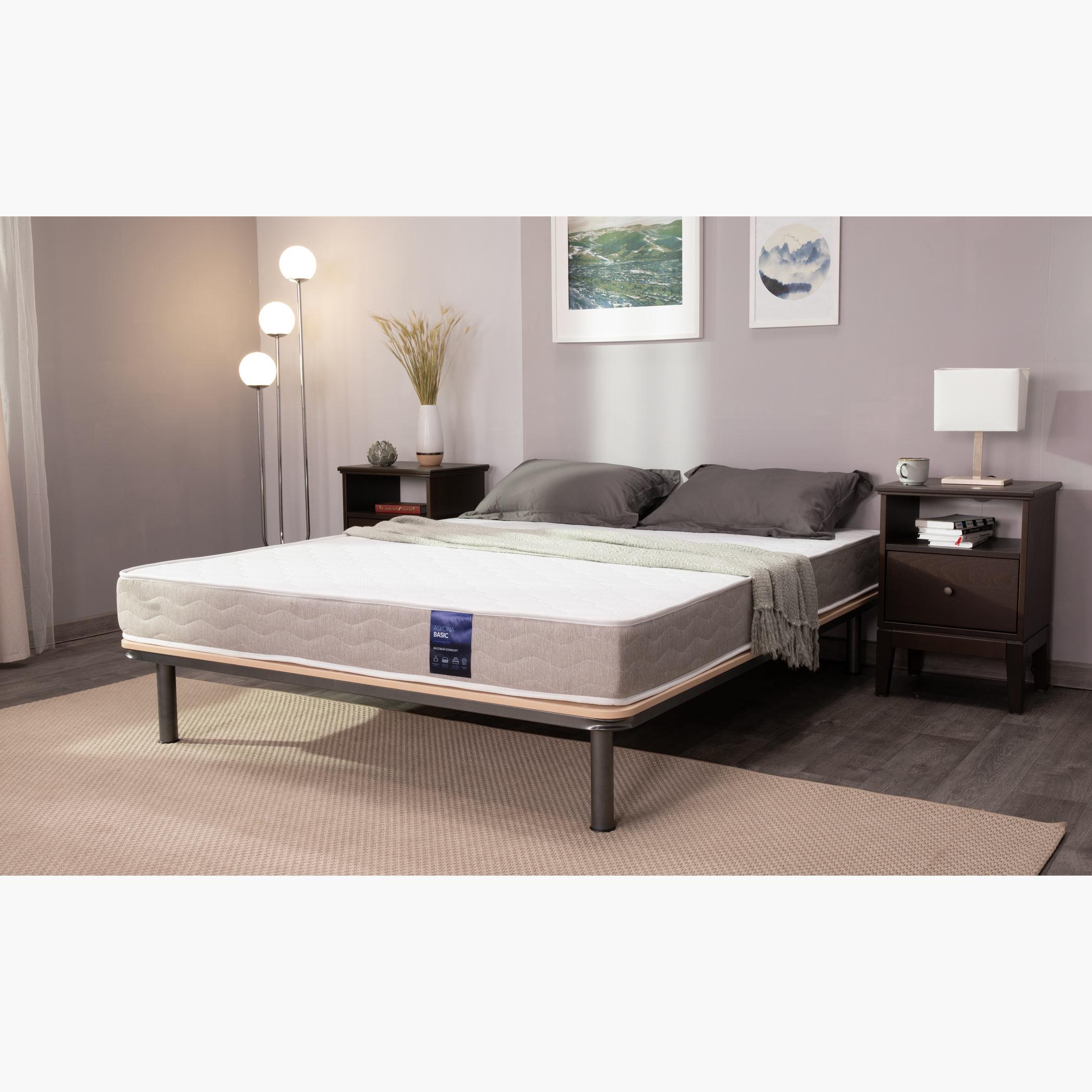 Shop Askona Basic Optima Memory Foam Queen Mattress - 160x200 cm | Home Centre UAE