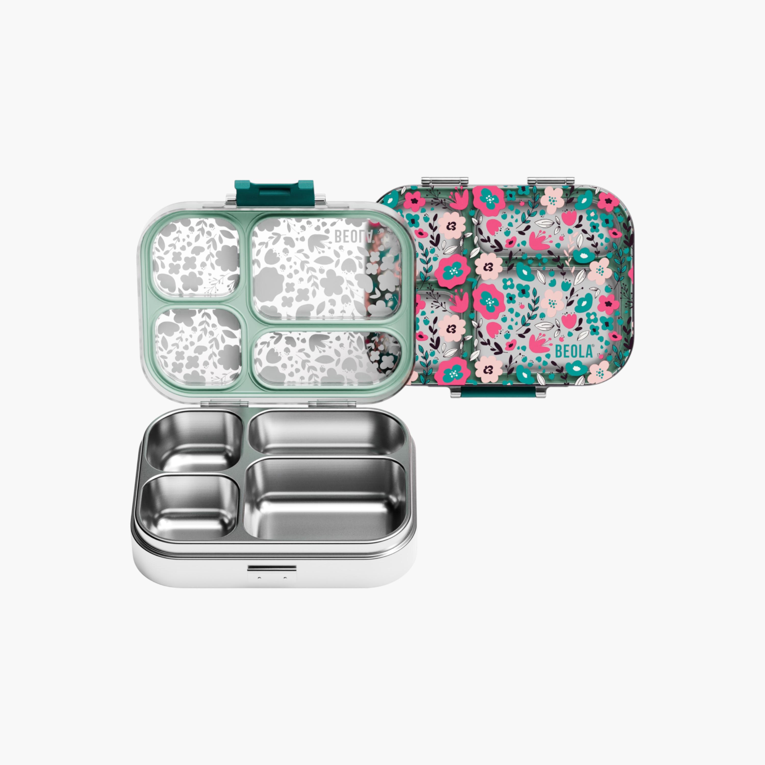 Buy BEOLA Bow Print 4-Compartment Lunch Box Online | Centrepoint UAE