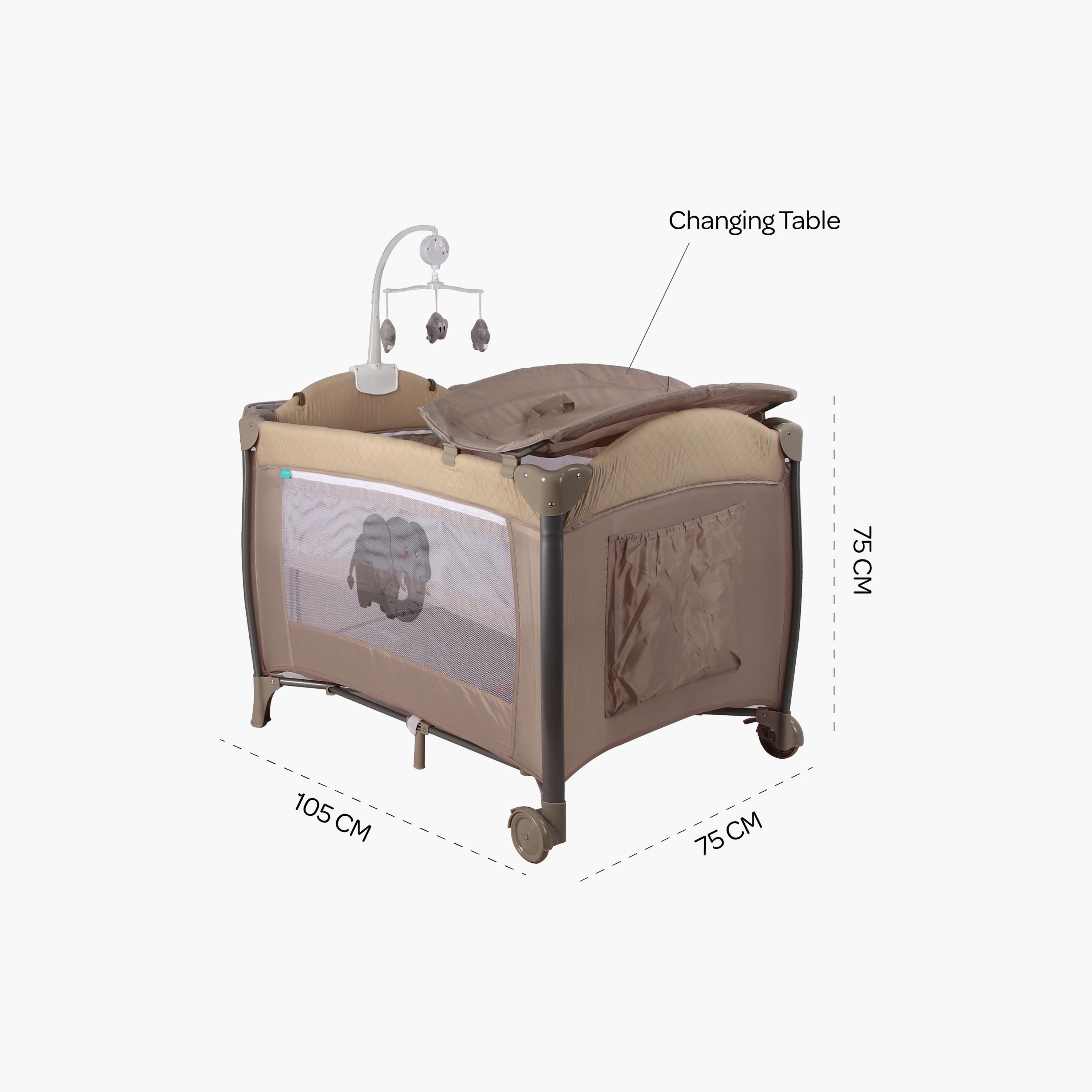 Buy Moon Joypod Playpen with Removable Diaper Changing Space, Musical ...