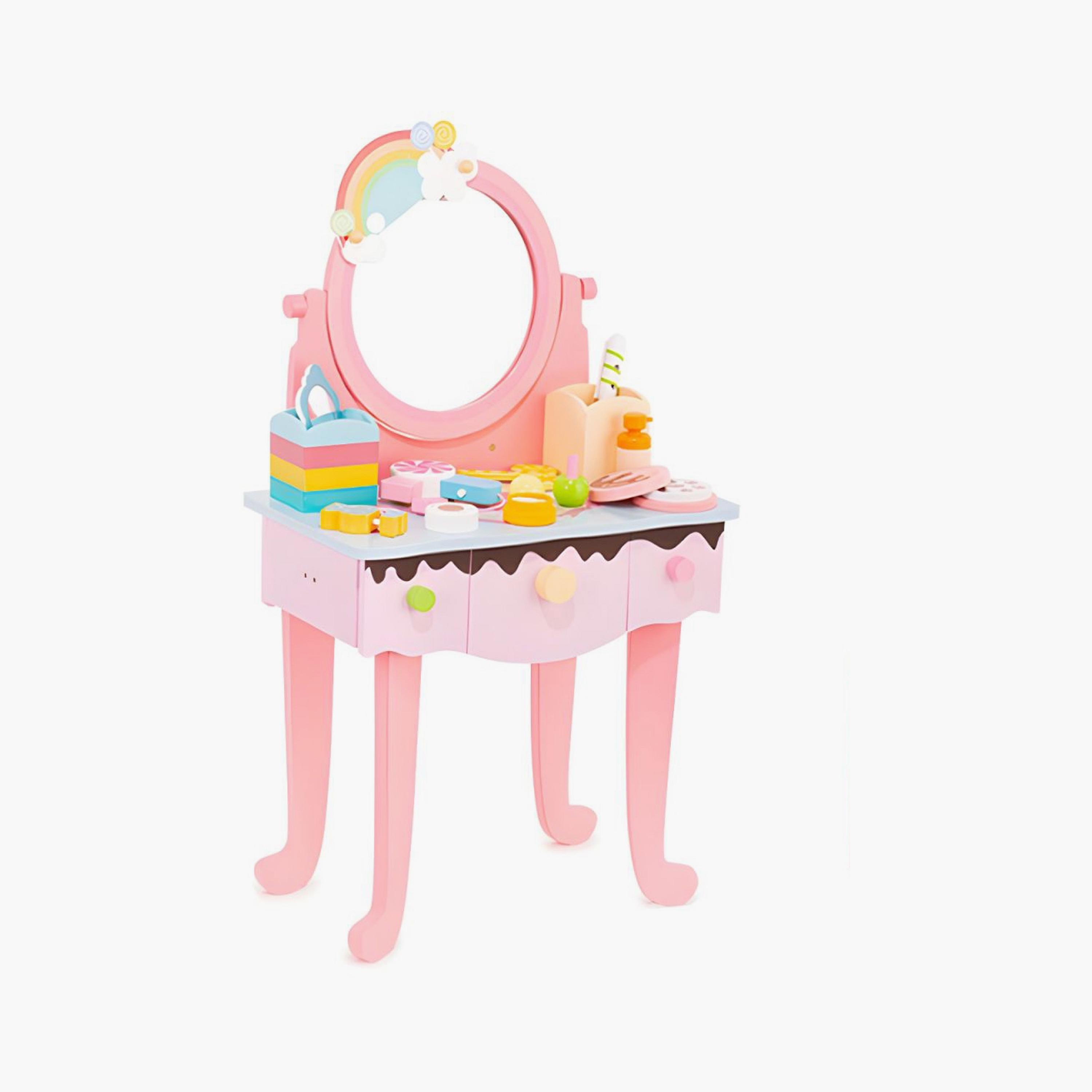 Buy Factory Price Kids Wooden Makeup Set with Table Pretend Play Set ...