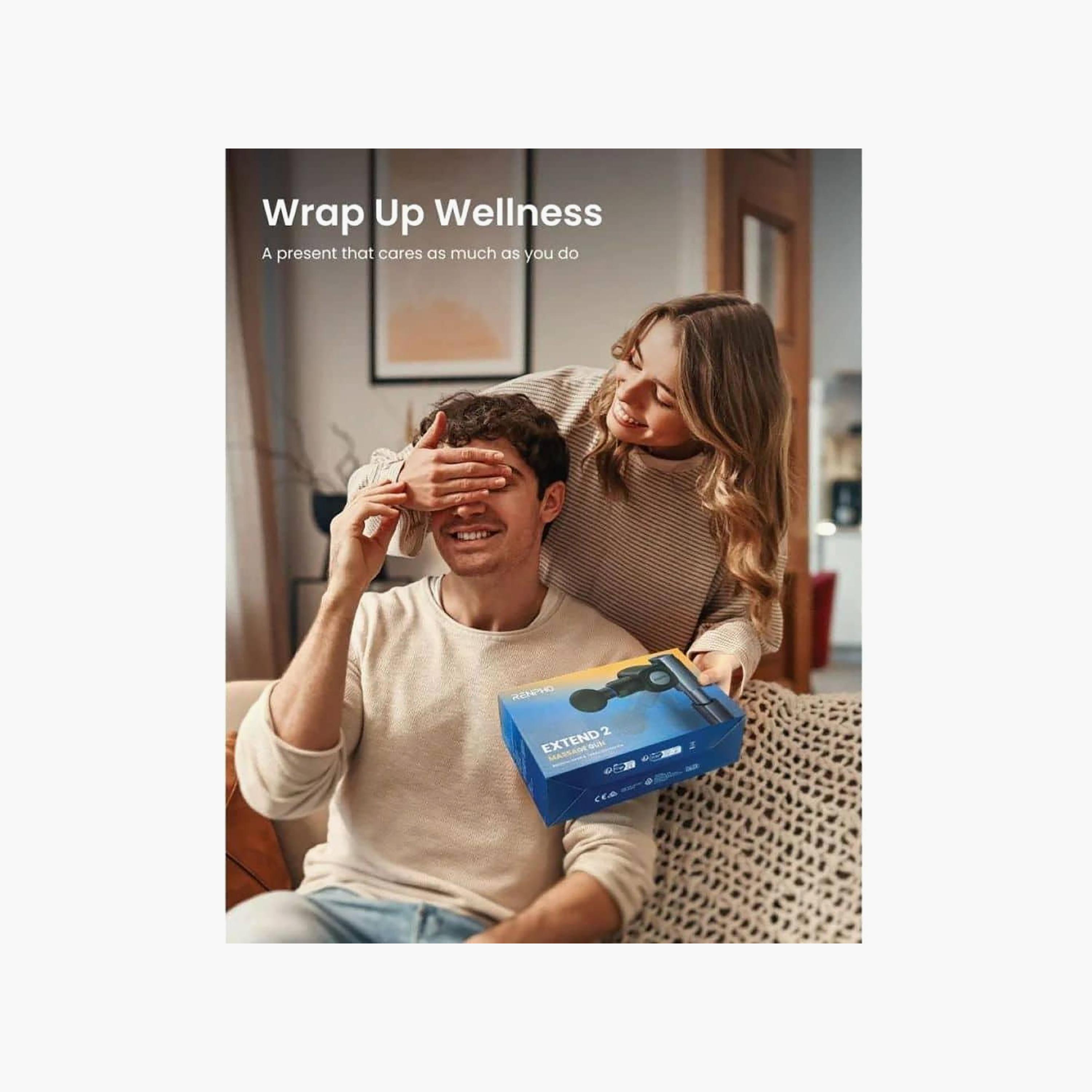 Buy RENPHO Massage Gun | RWMG03BLU Online | Centrepoint UAE