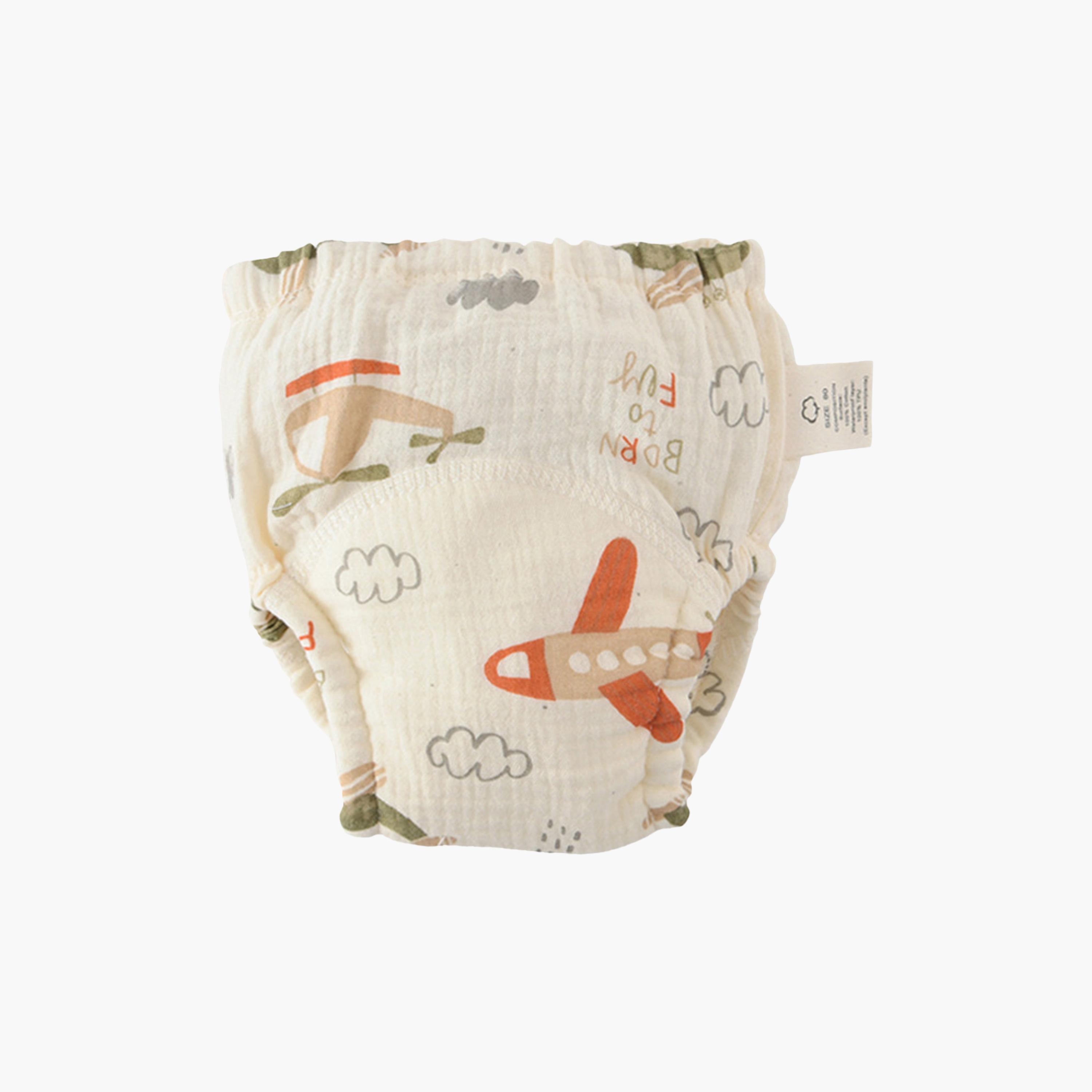 Buy Babyqlo 3-Piece Muslin Dino and Vehicle Potty Training Pants Set ...