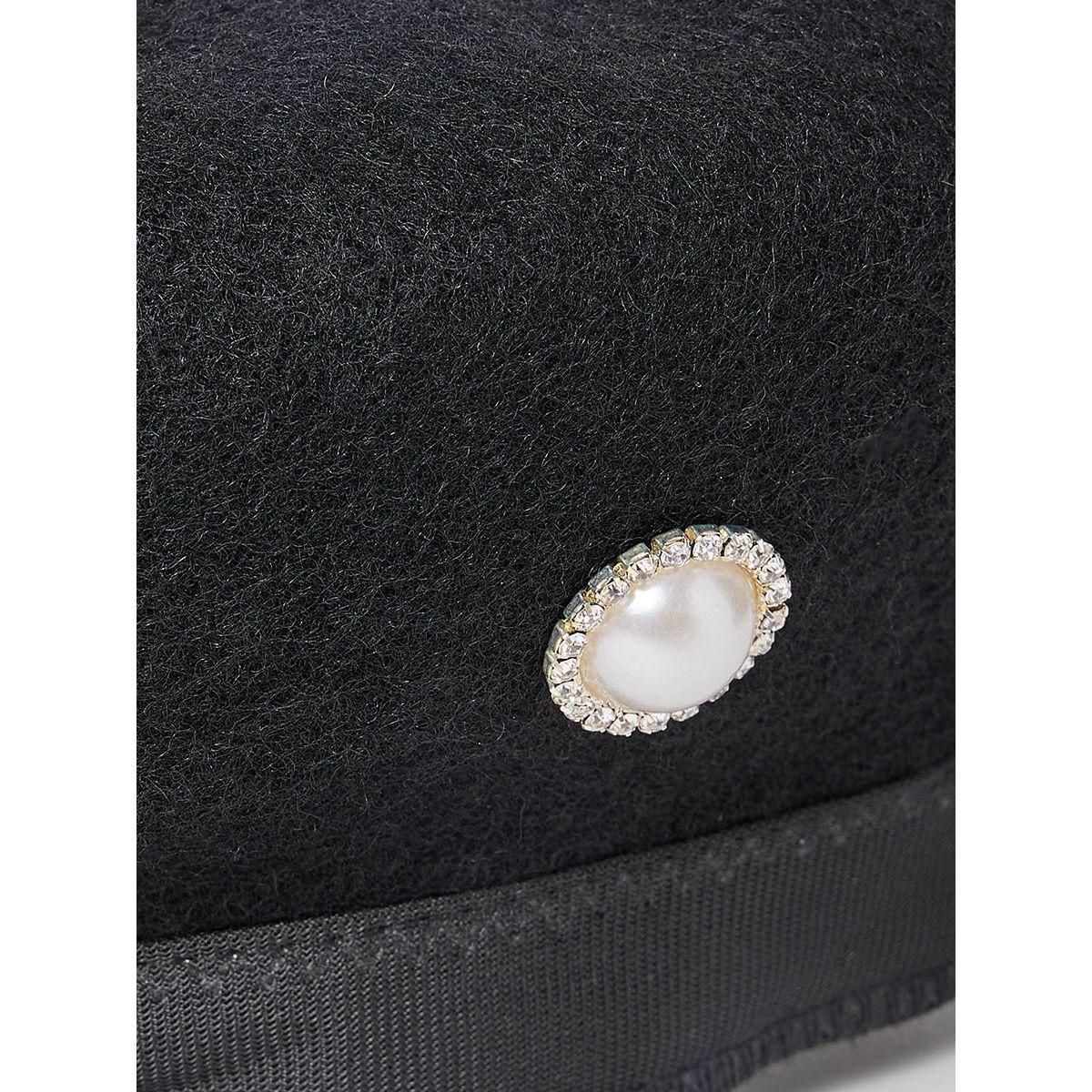 Buy Styli Pearl Detail Beret Hat Online | Centrepoint Kuwait