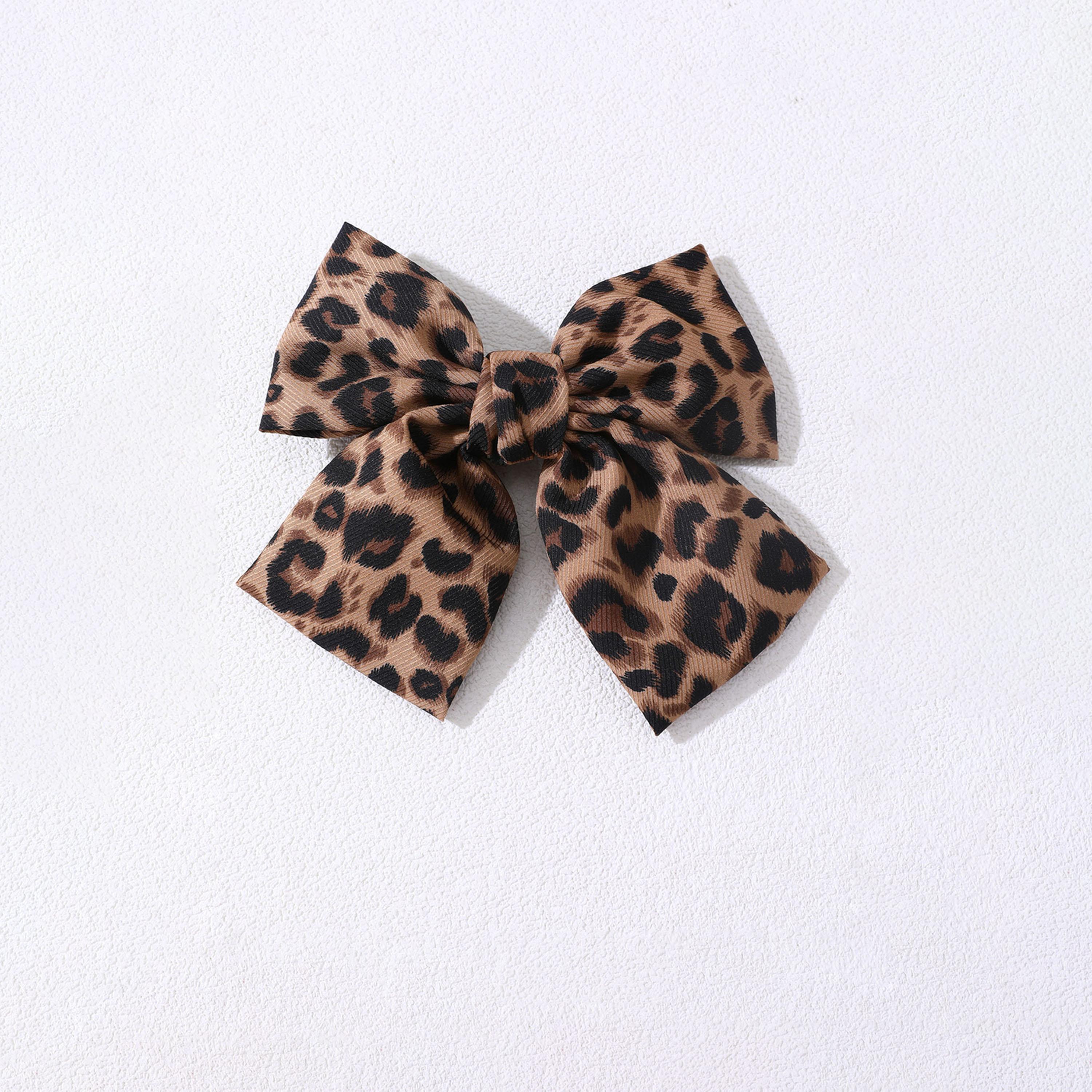 Buy Take Two Leopard Print Bow Hair Clip Online | Centrepoint UAE
