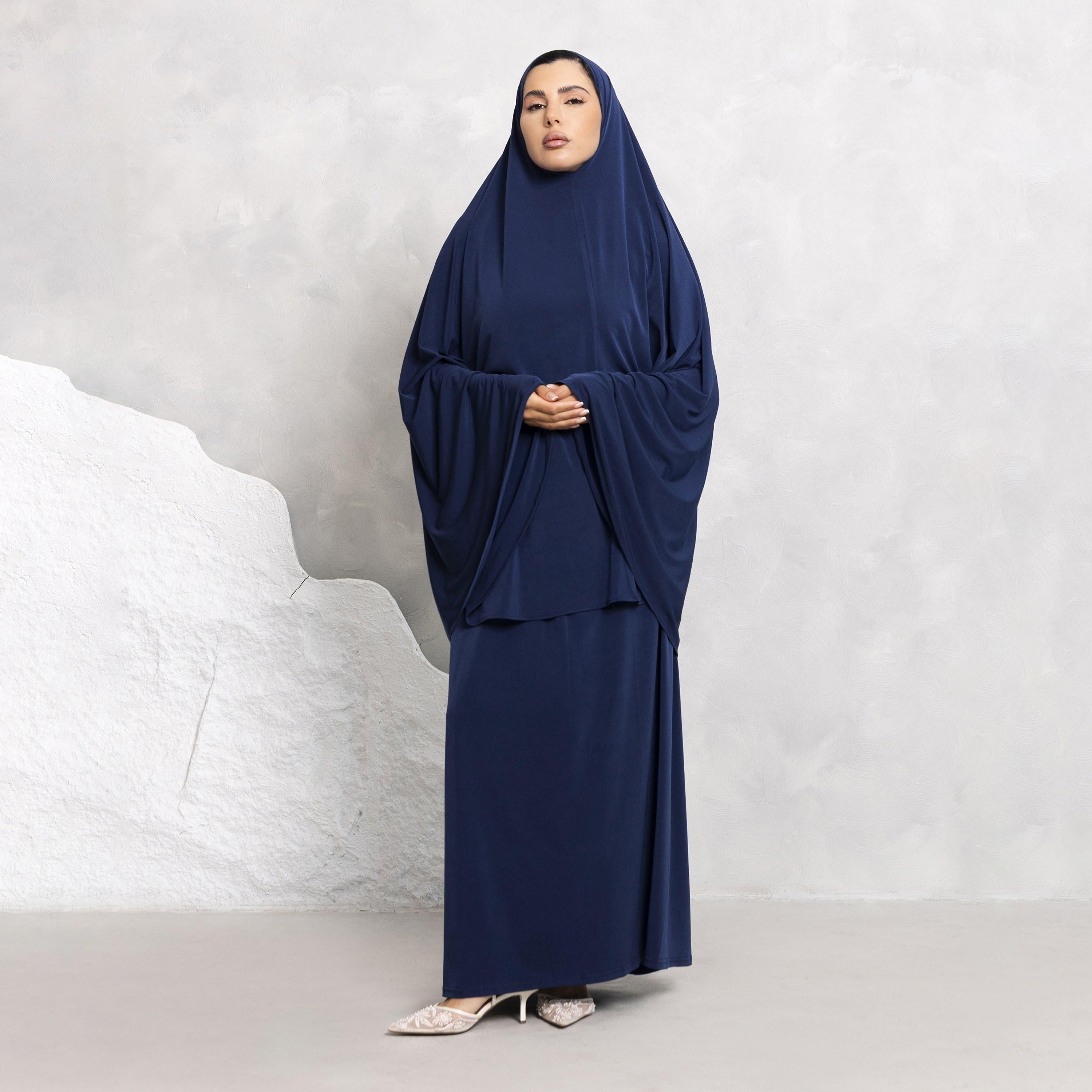 Buy Moistreet Full Coverage Islamic Women's Prayer Clothing Set Online ...