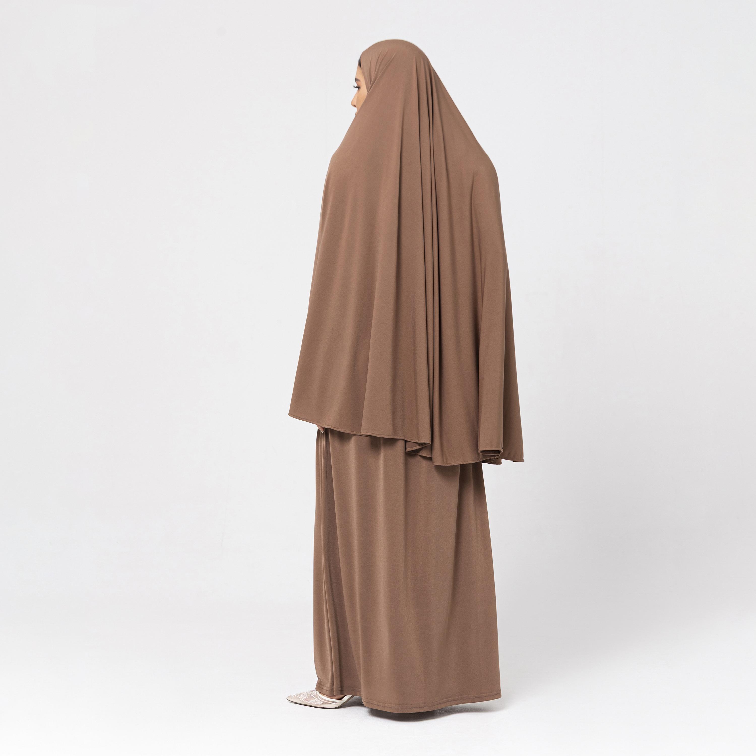 Buy Moistreet Full Coverage Islamic Women's Prayer Clothing Set Online ...