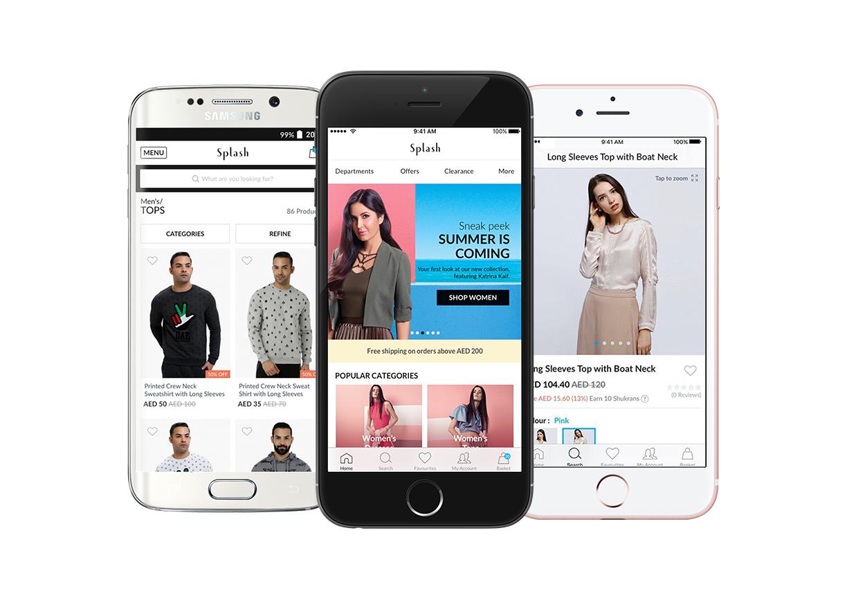 Online Shopping at Splash