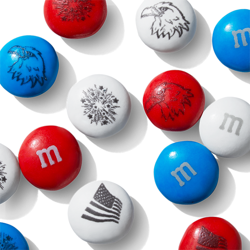 Red, White, and Blue Bulk Candy
