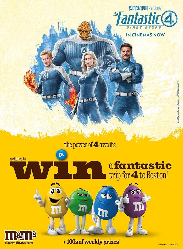 Win a fantastic 4 trip | M&M'S