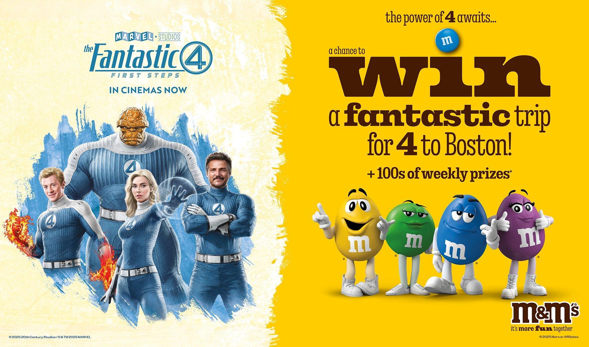 Win a fantastic 4 trip | M&M'S