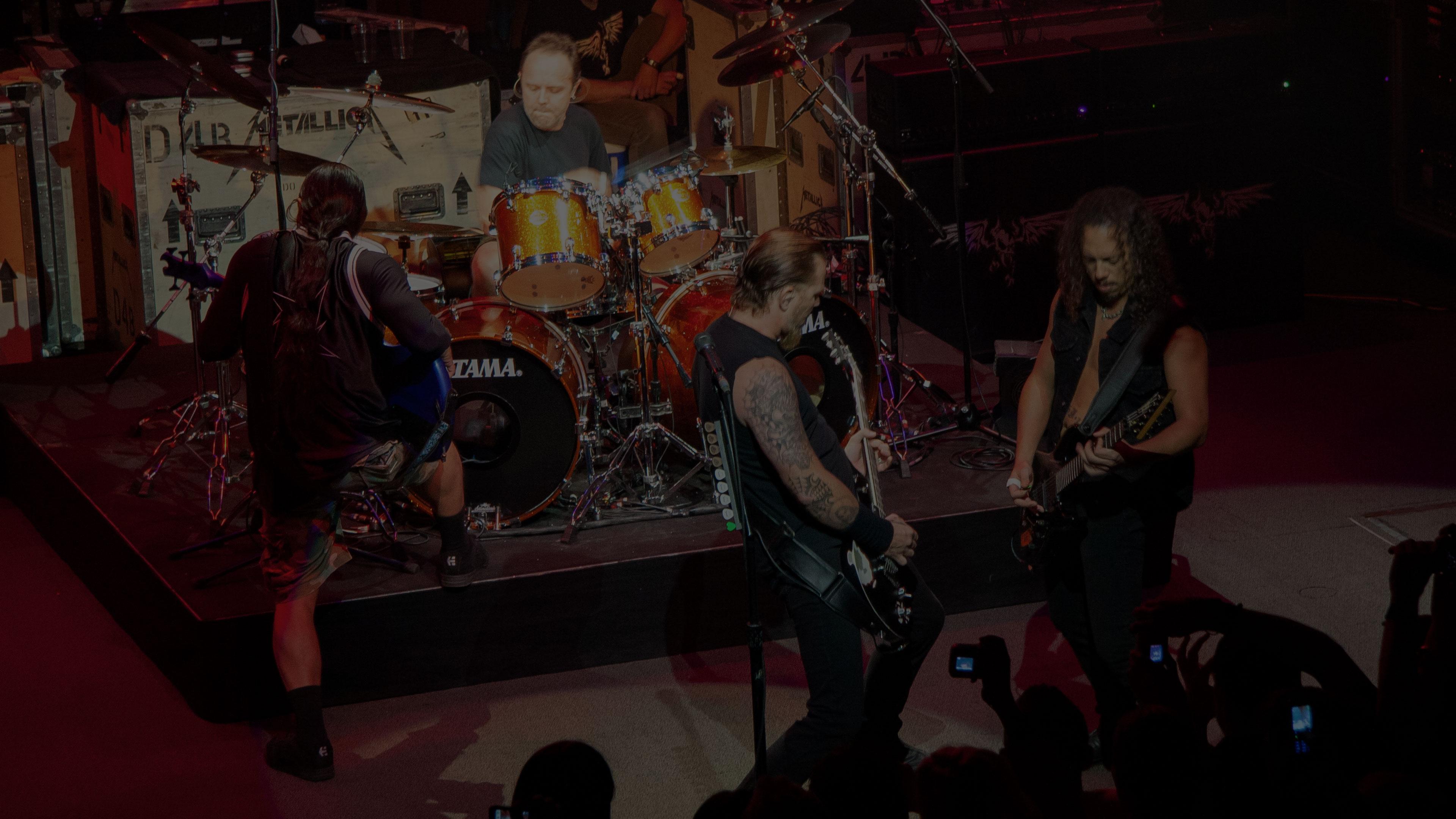 Metallica at BBC Radio Theatre in London, England on September 14, 2008 ...