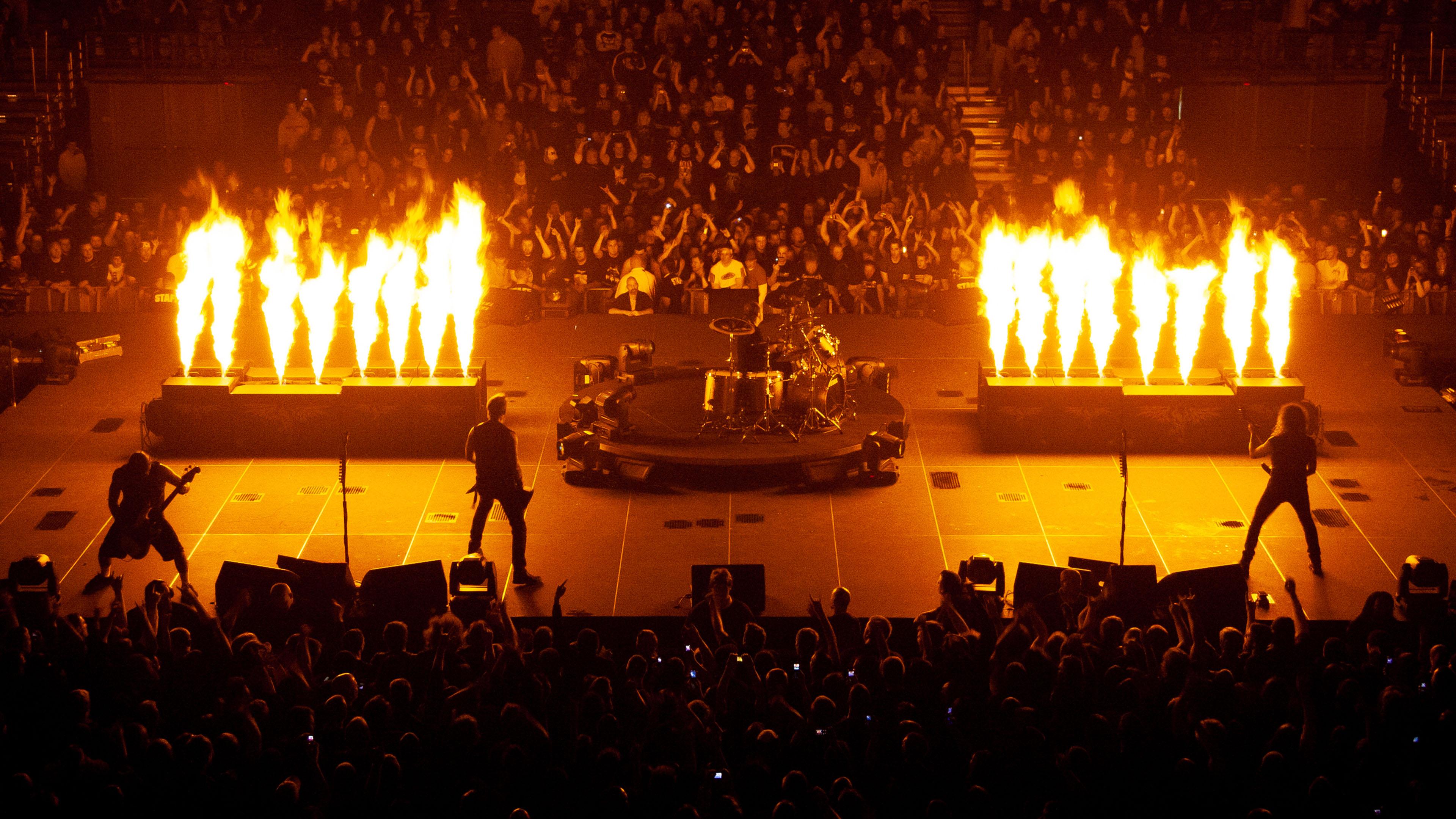 Metallica Concert Fire
