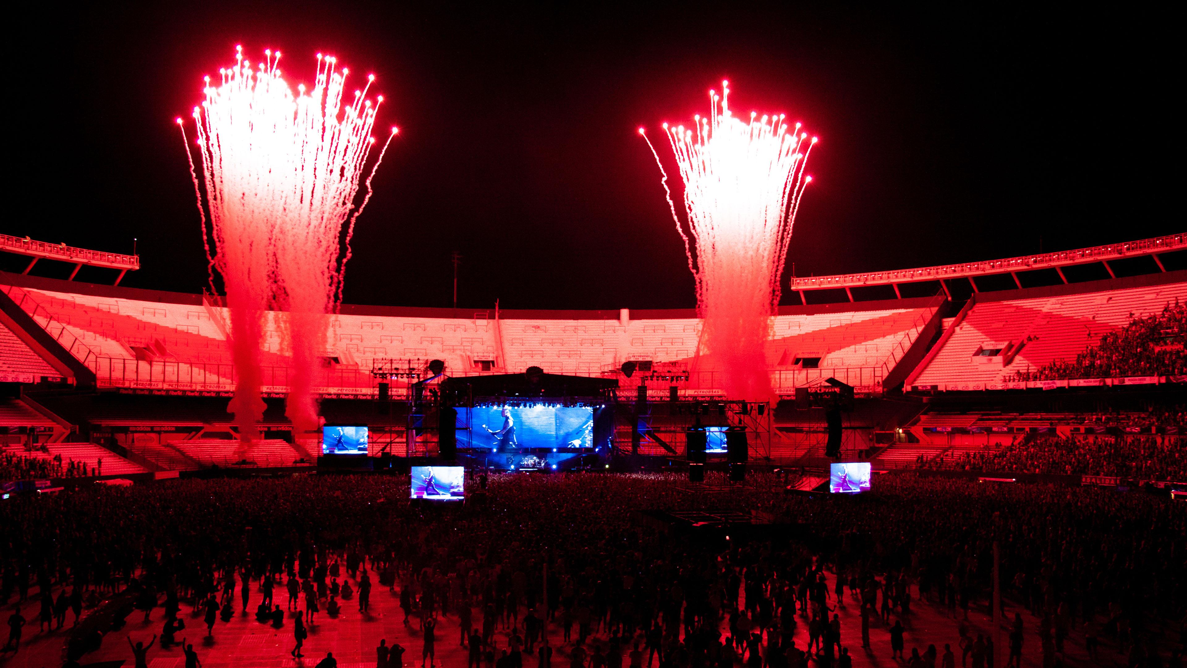 Metallica at Quilmes Rock at Estadio River Plate in Buenos Aires ...