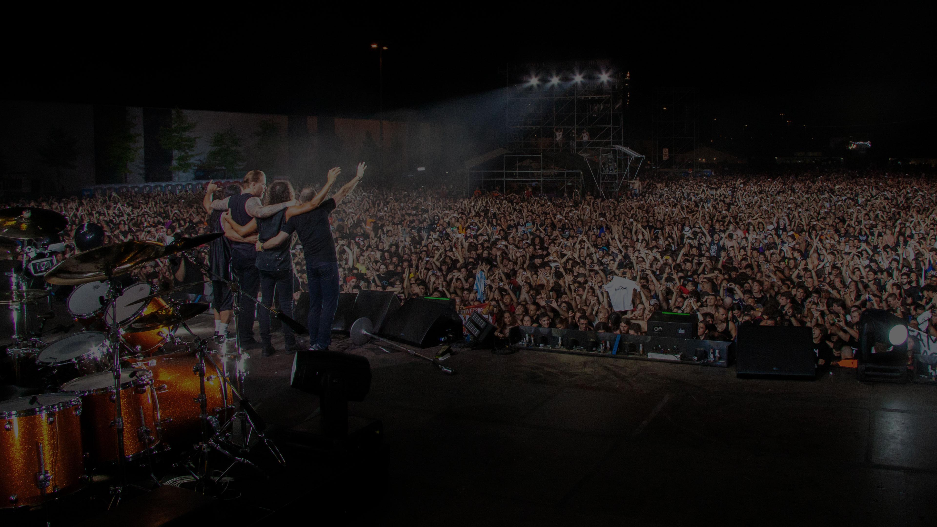 Metallica at Arena Concerti - Fiera Milano in Milan, Italy on July 6 ...