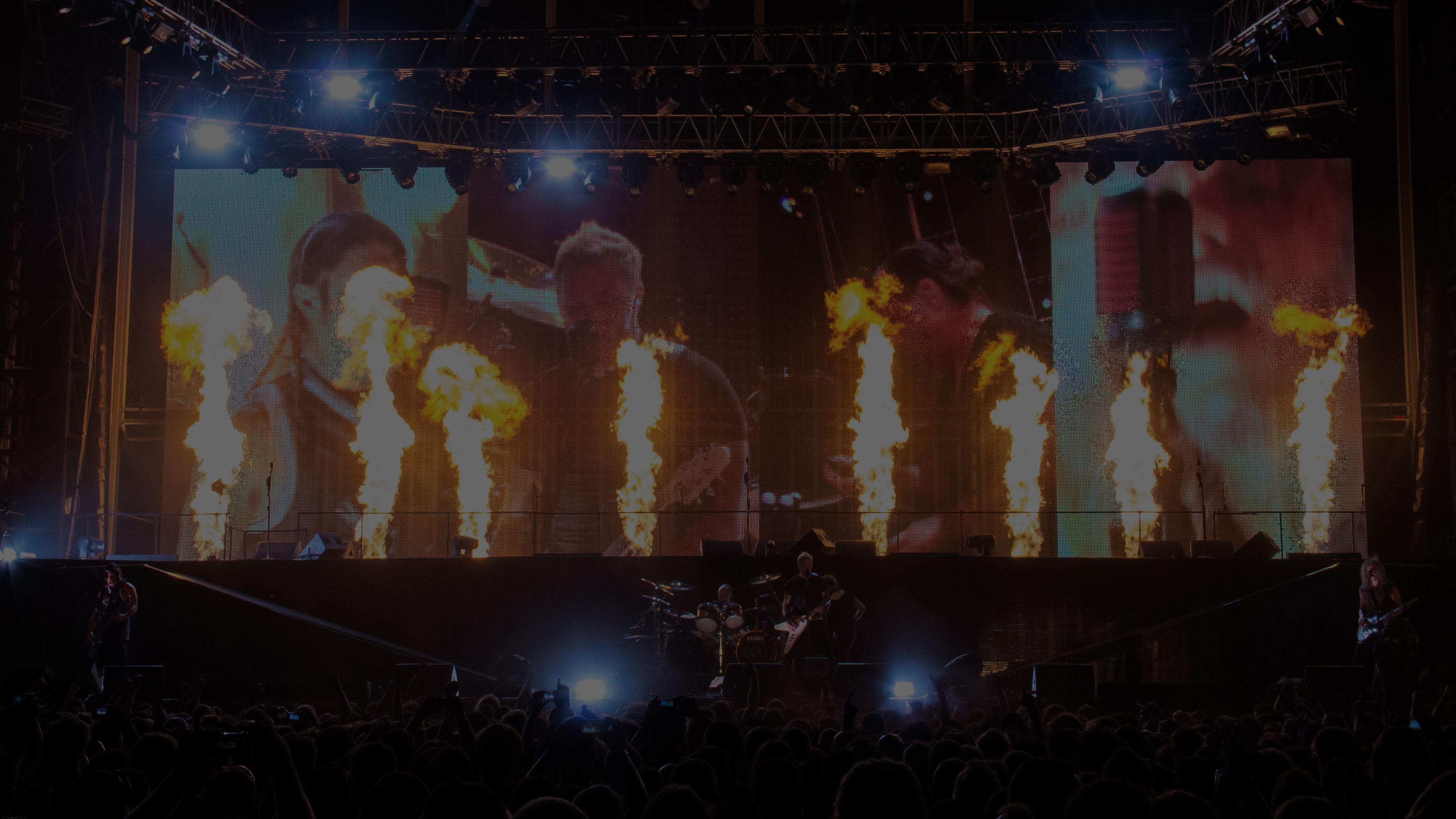 Metallica at Soundwave Festival at Bonython Park in Adelaide, Australia ...