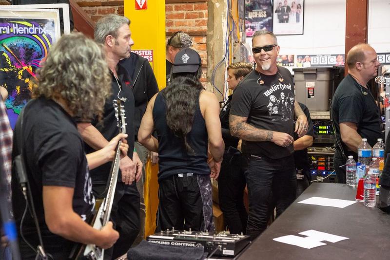 Metallica at Rasputin Music in Berkeley, CA on April 16, 2016 ...