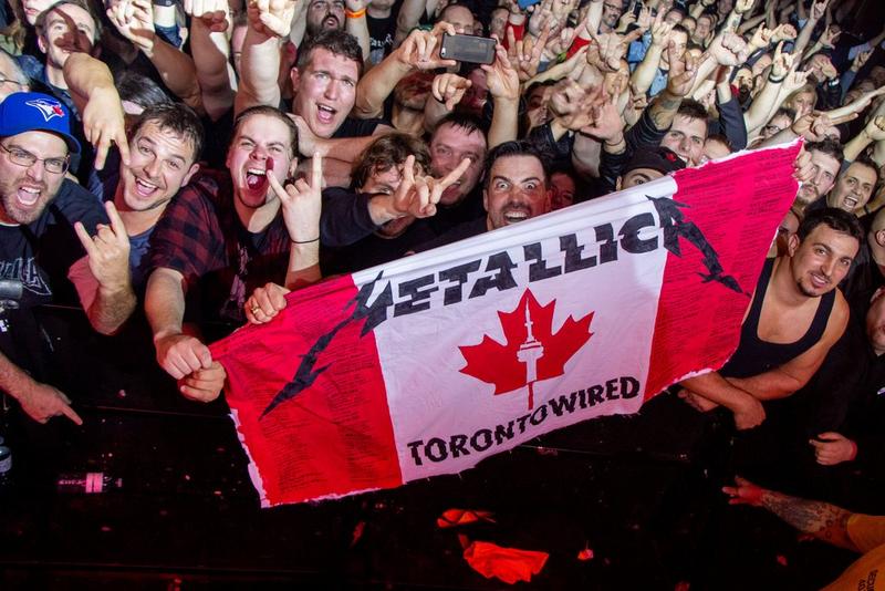 Metallica at The Opera House in Toronto, ON, Canada on November 29 ...