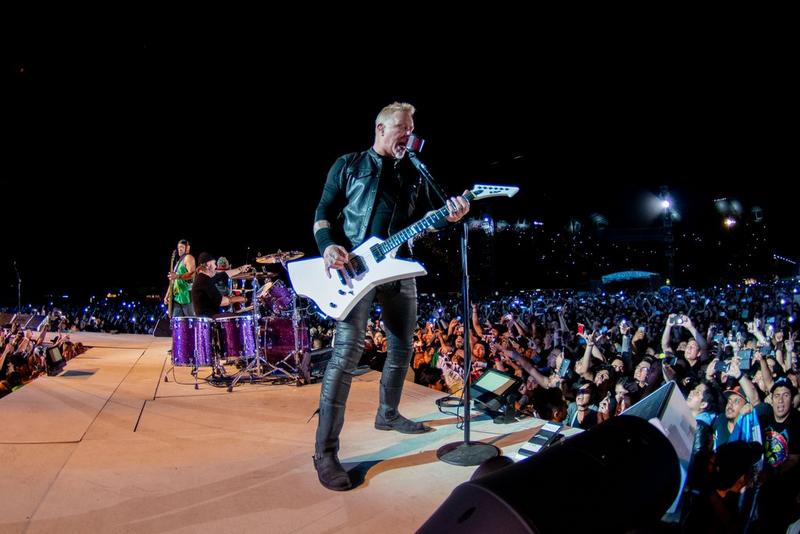 Metallica at Foro Sol in Mexico City, Mexico on March 1, 2017 ...
