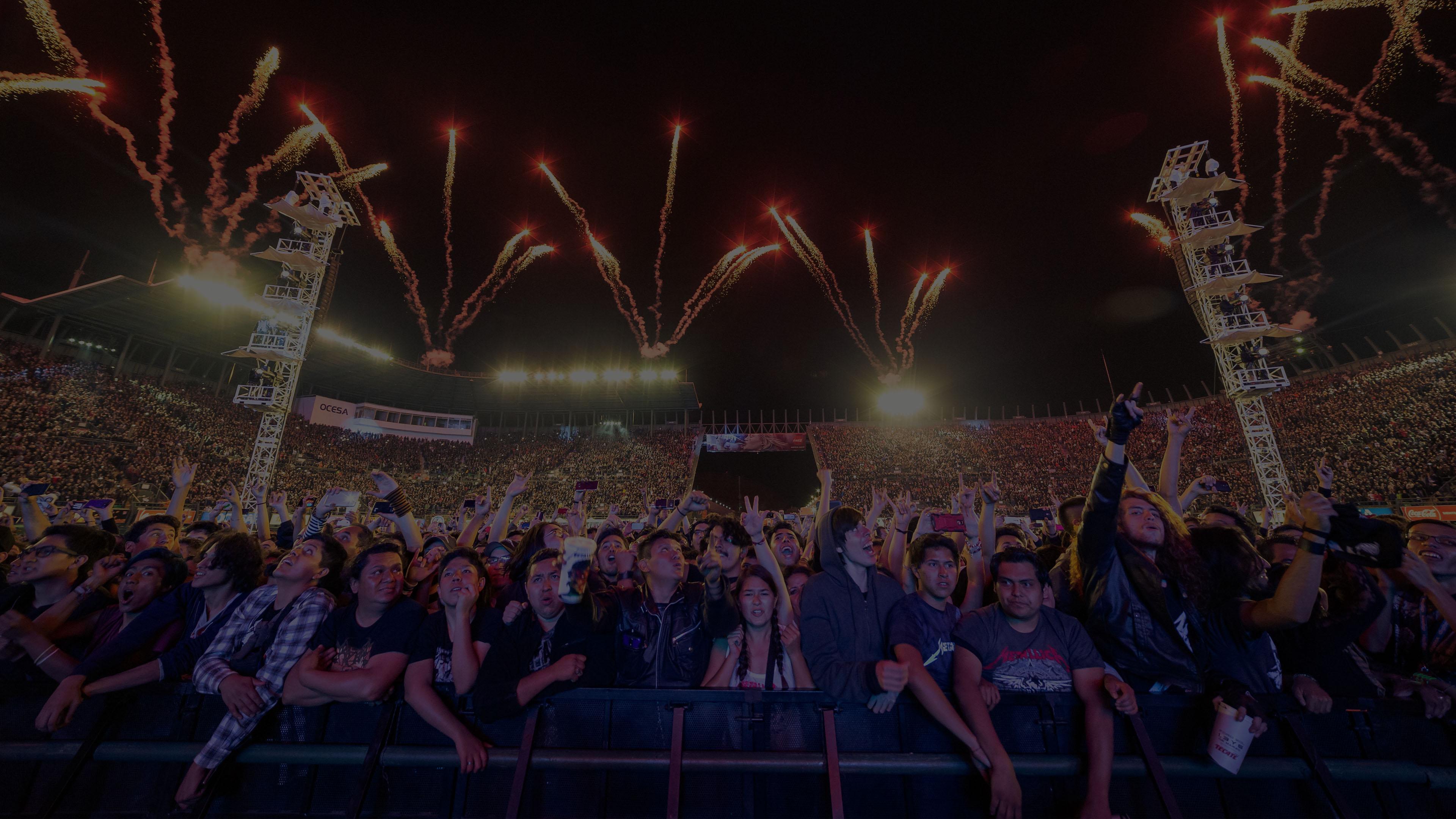 Metallica at Foro Sol in Mexico City, Mexico on March 3, 2017 ...