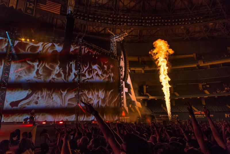 Metallica at Rogers Centre in Toronto, ON, Canada on July 16, 2017 ...
