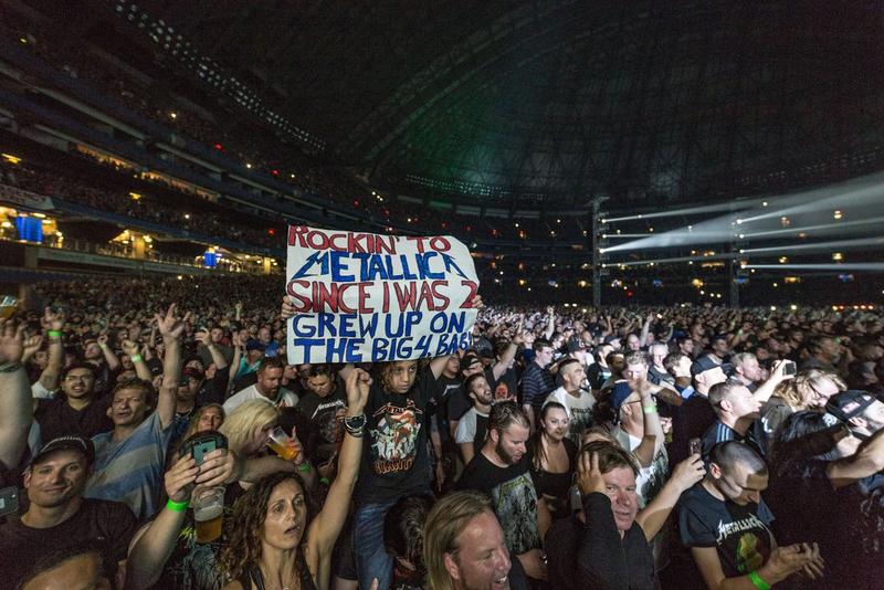 Metallica at Rogers Centre in Toronto, ON, Canada on July 16, 2017 ...