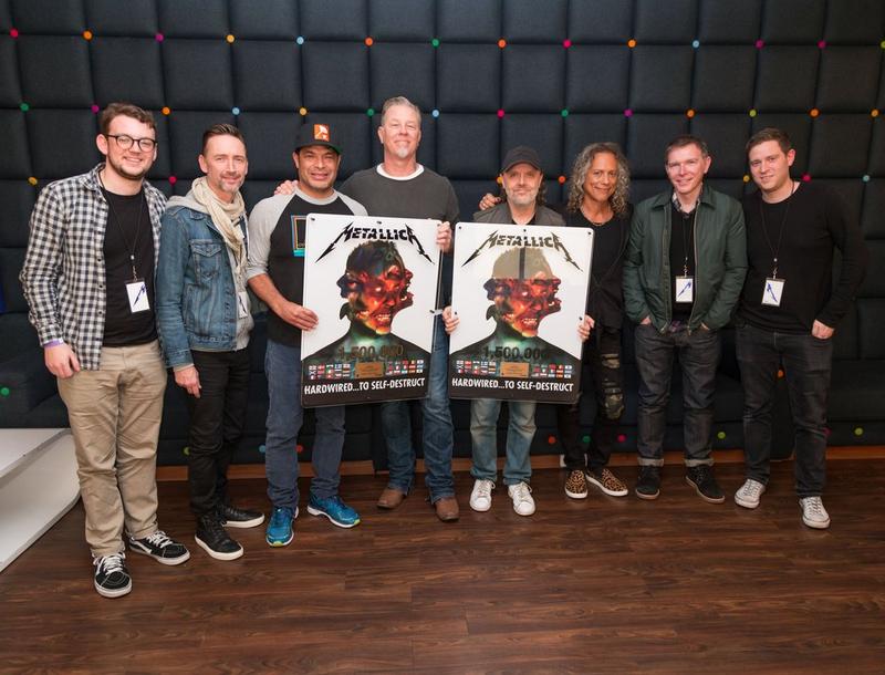 Metallica at The O2 Arena in London, England on October 22, 2017 ...