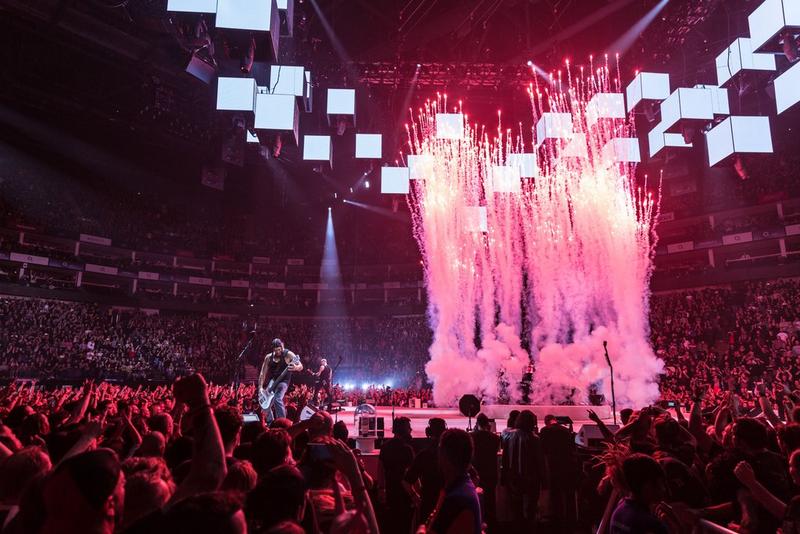 Metallica at The O2 Arena in London, England on October 22, 2017 ...