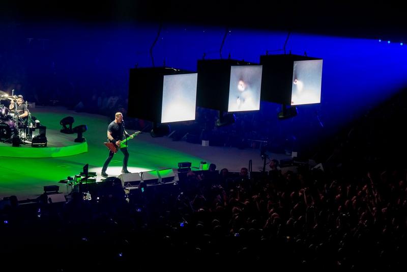Metallica at The O2 Arena in London, England on October 22, 2017 ...