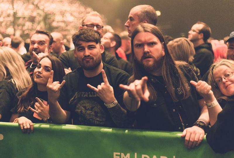 Metallica at Genting Arena in Birmingham, England on October 30, 2017 ...