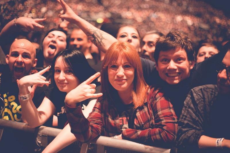 Metallica at Genting Arena in Birmingham, England on October 30, 2017 ...