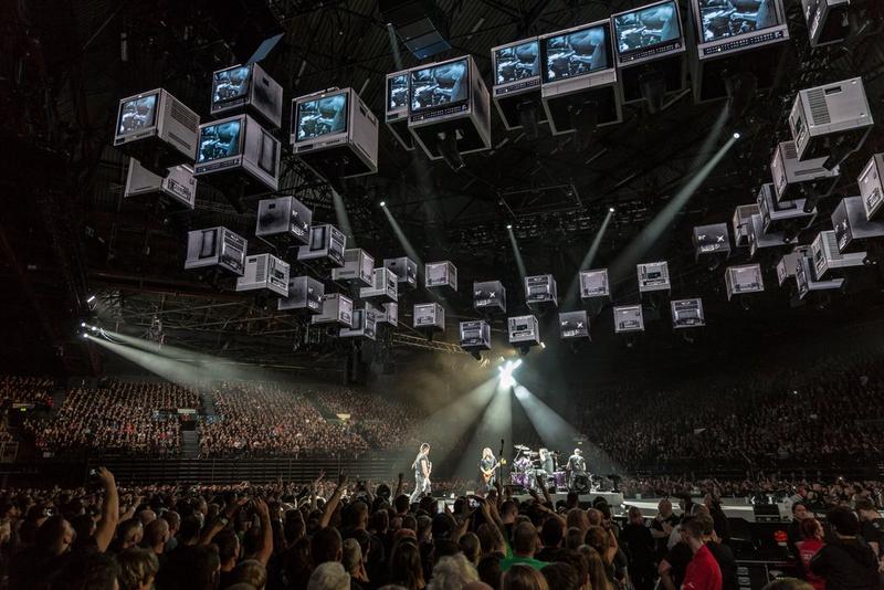 Metallica at Genting Arena in Birmingham, England on October 30, 2017 ...