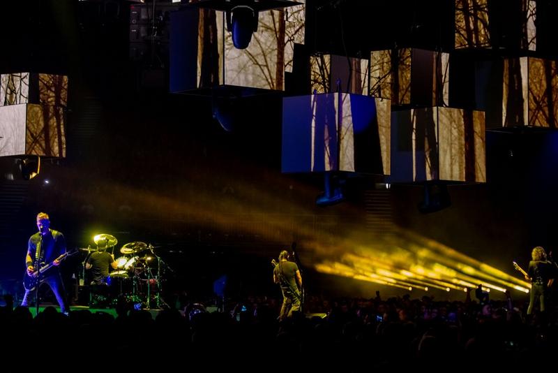 Metallica at Genting Arena in Birmingham, England on October 30, 2017 ...