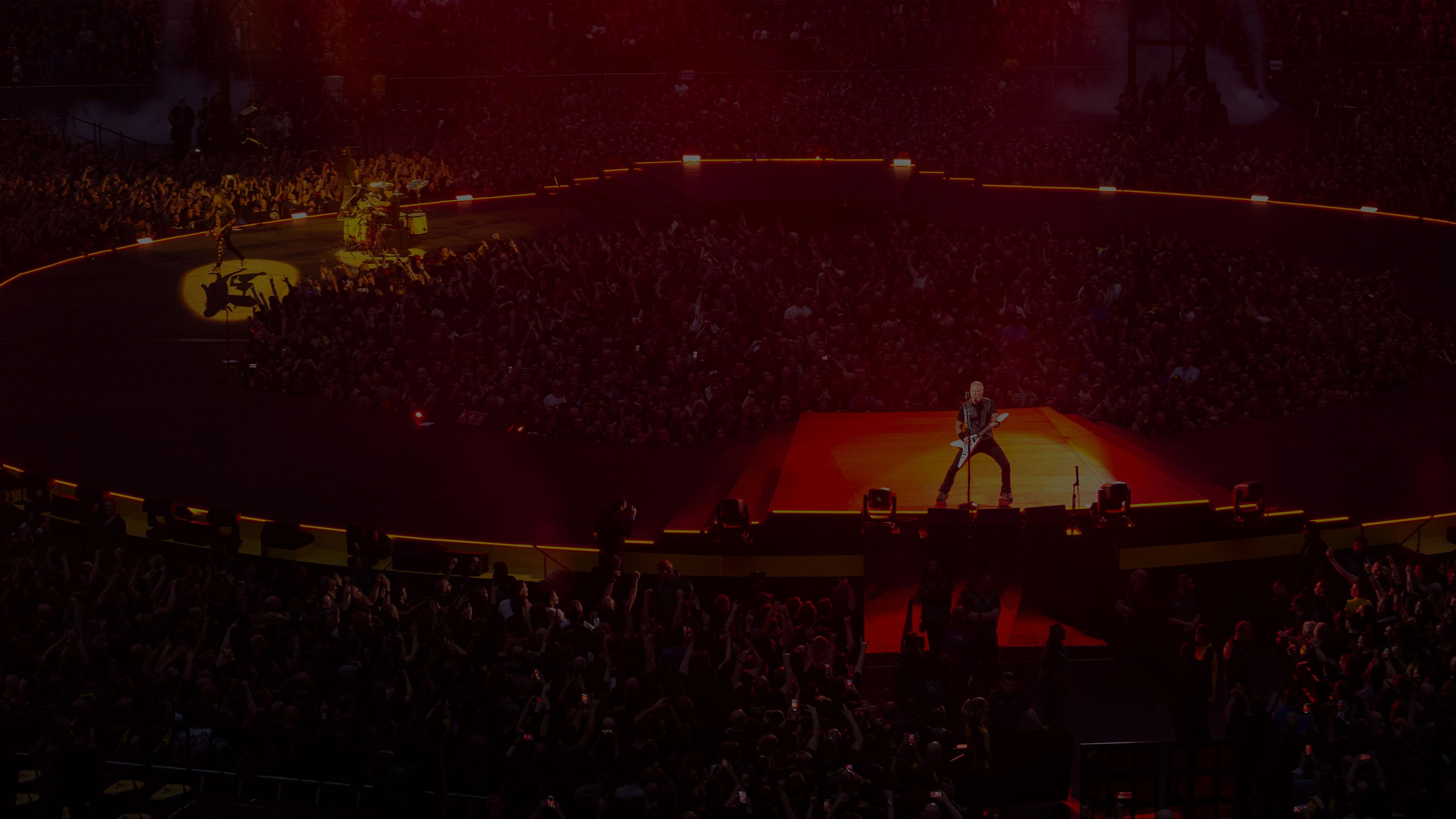 Metallica at Johan Cruijff ArenA in Amsterdam, Netherlands on April 29, 2023 on the M72 World ...