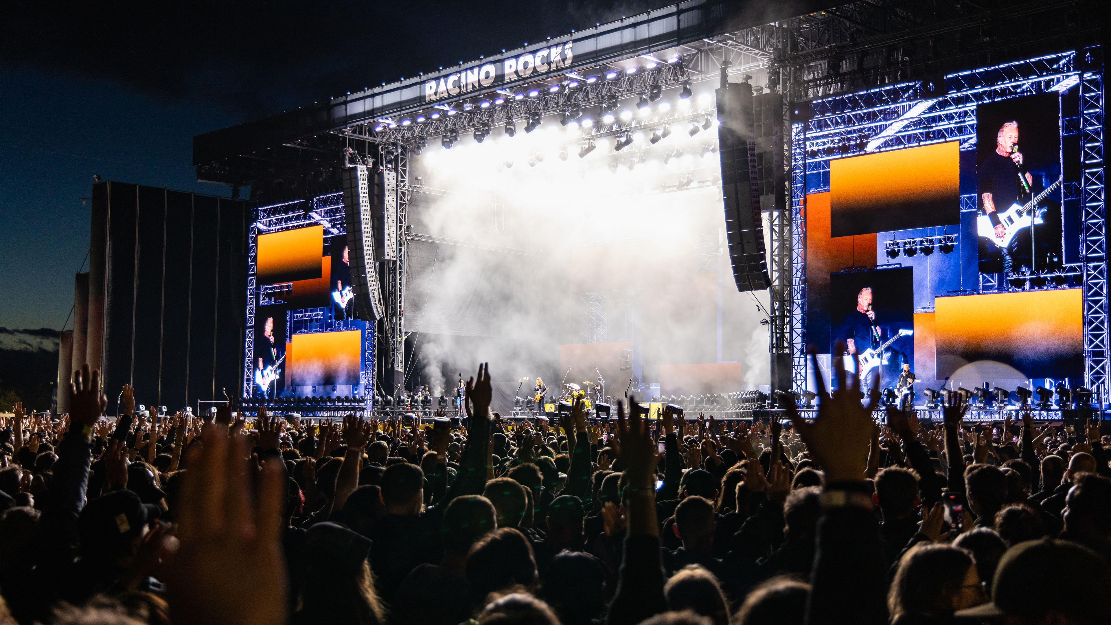 Metallica at Racino Rocks at Racino Ebreichsdorf in Vienna, Austria on ...