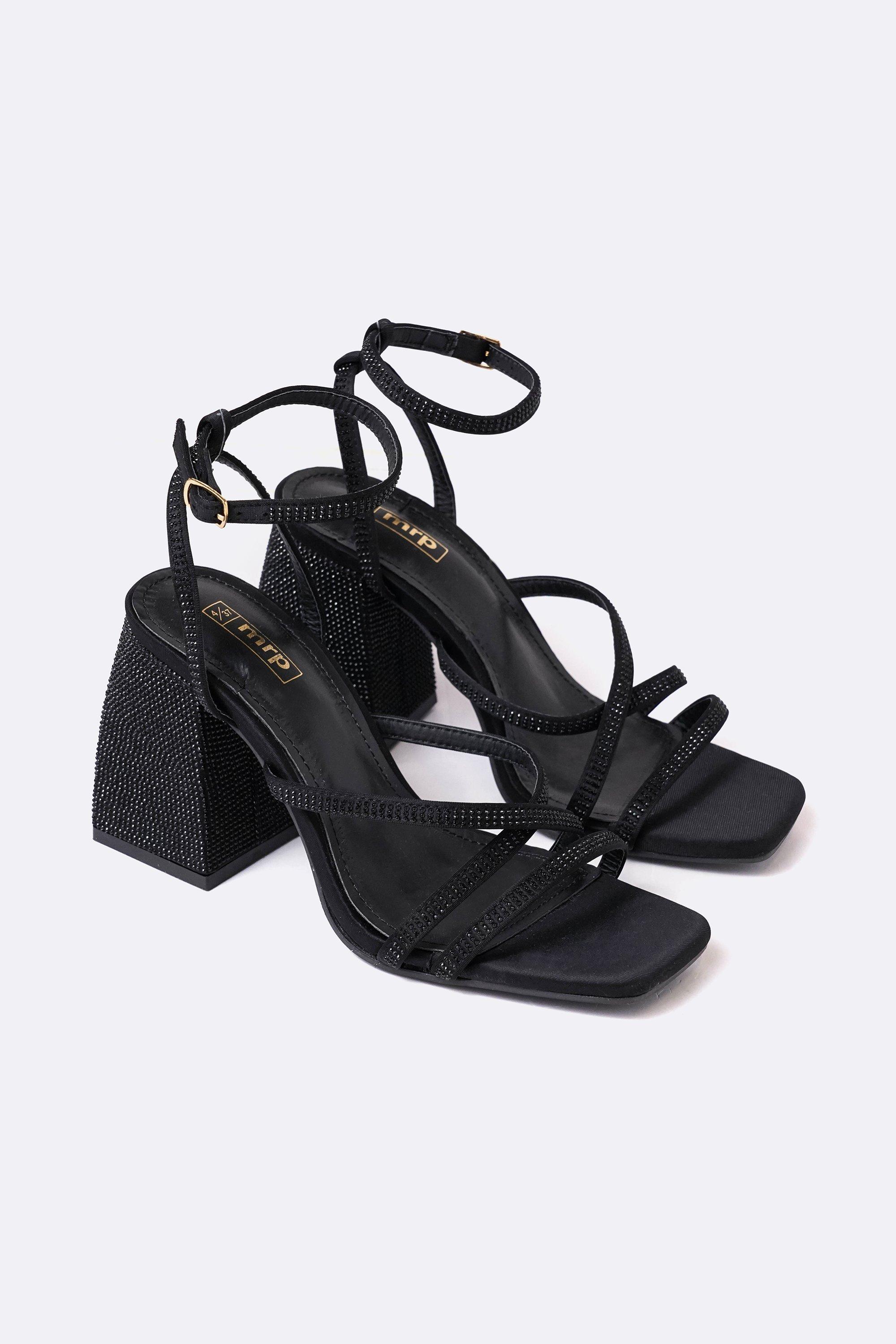 Strappy Block Heel