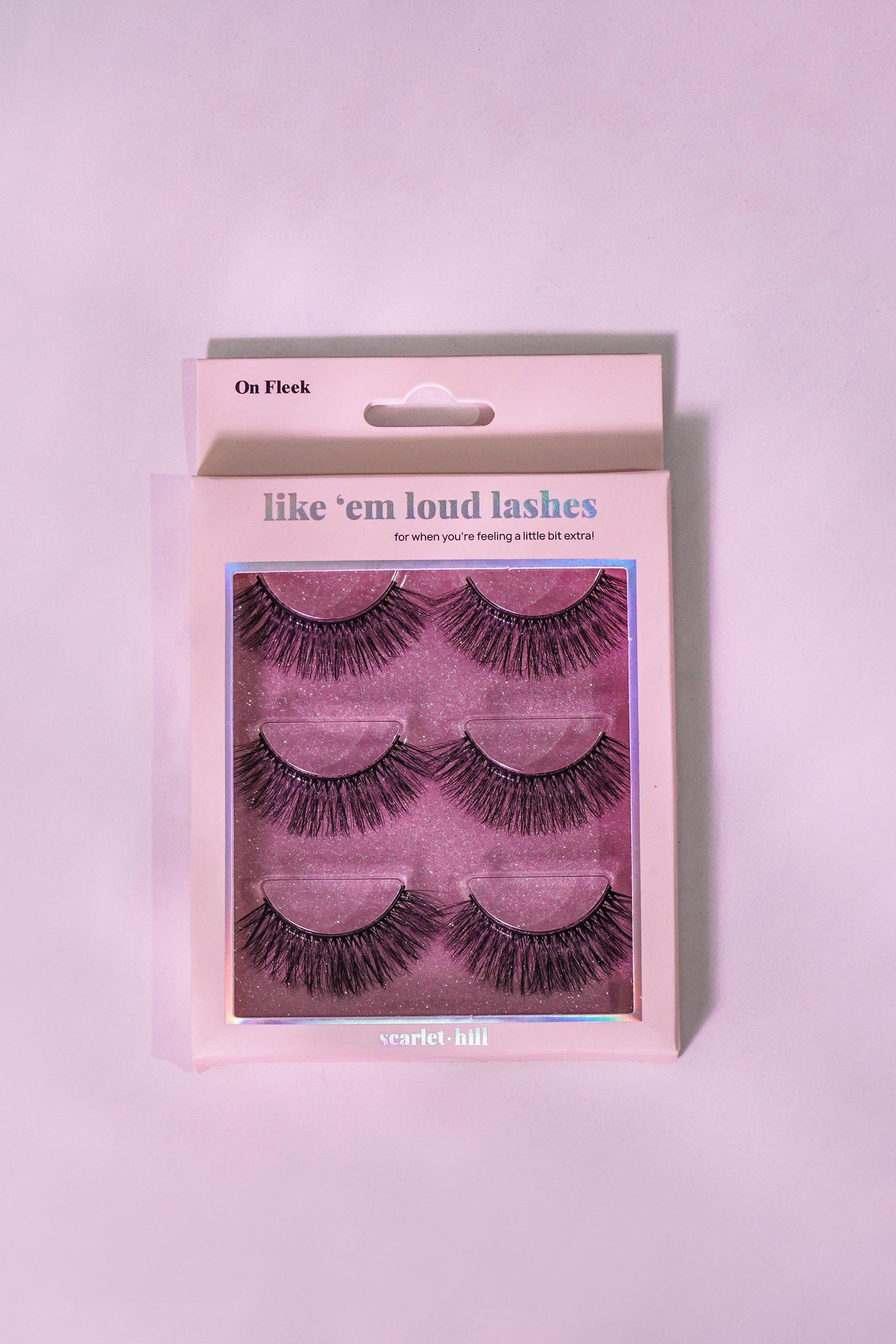 3 Pack False Lashes - On Fleek