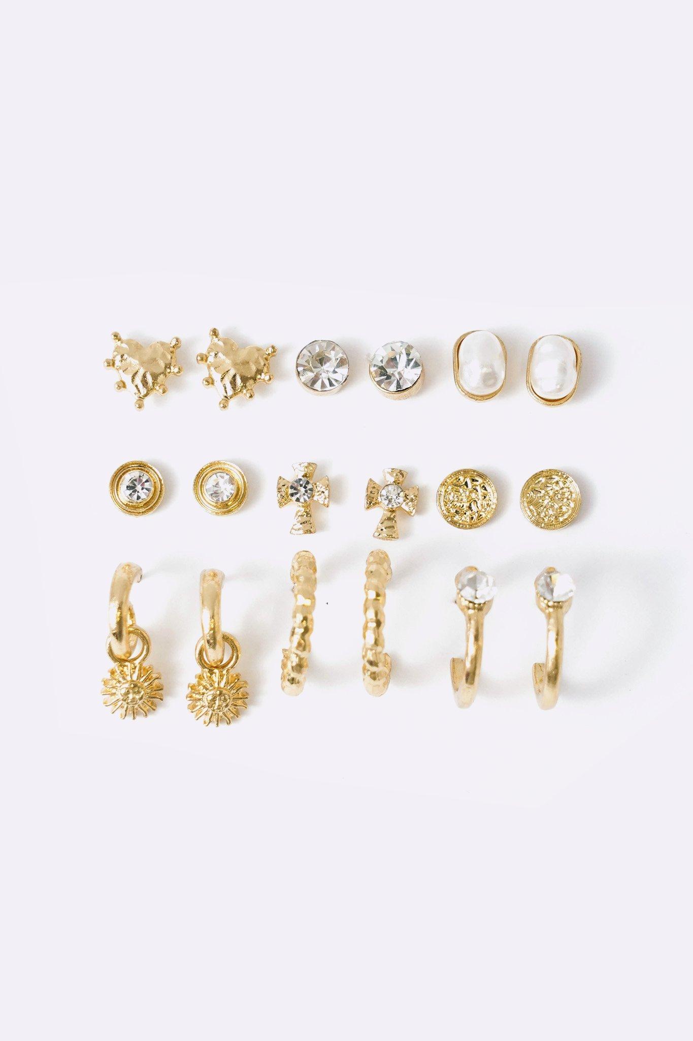9 Pack Earrings