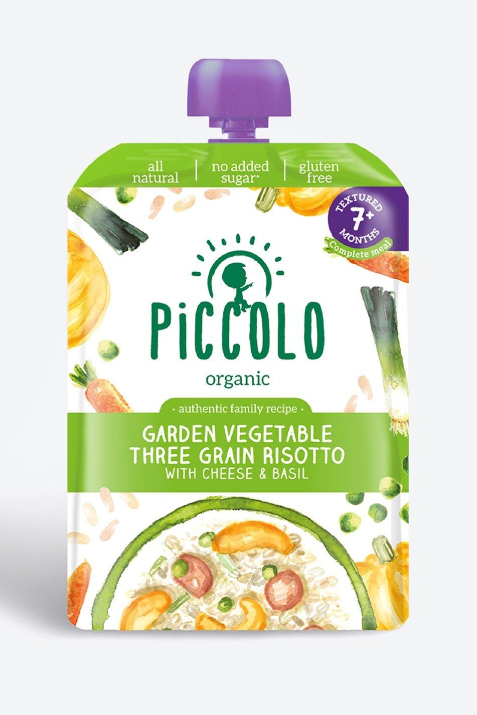 Piccolo Garden Vegetable Three Grain Risotto 130g