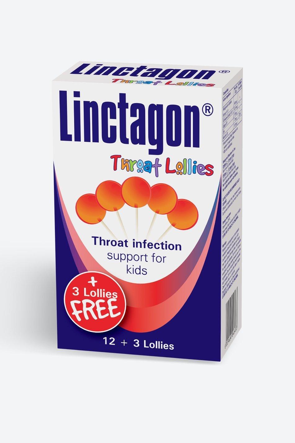 Linctagon Throat Lollies 12s
