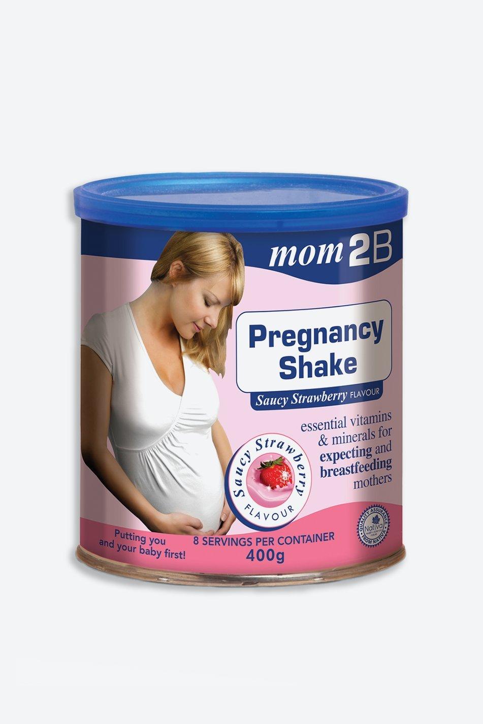 Mom2b Pregnancy Shake Saucy Strawberry 400g