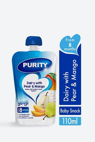 Purity Yoghurt Pear + Mango 110ml