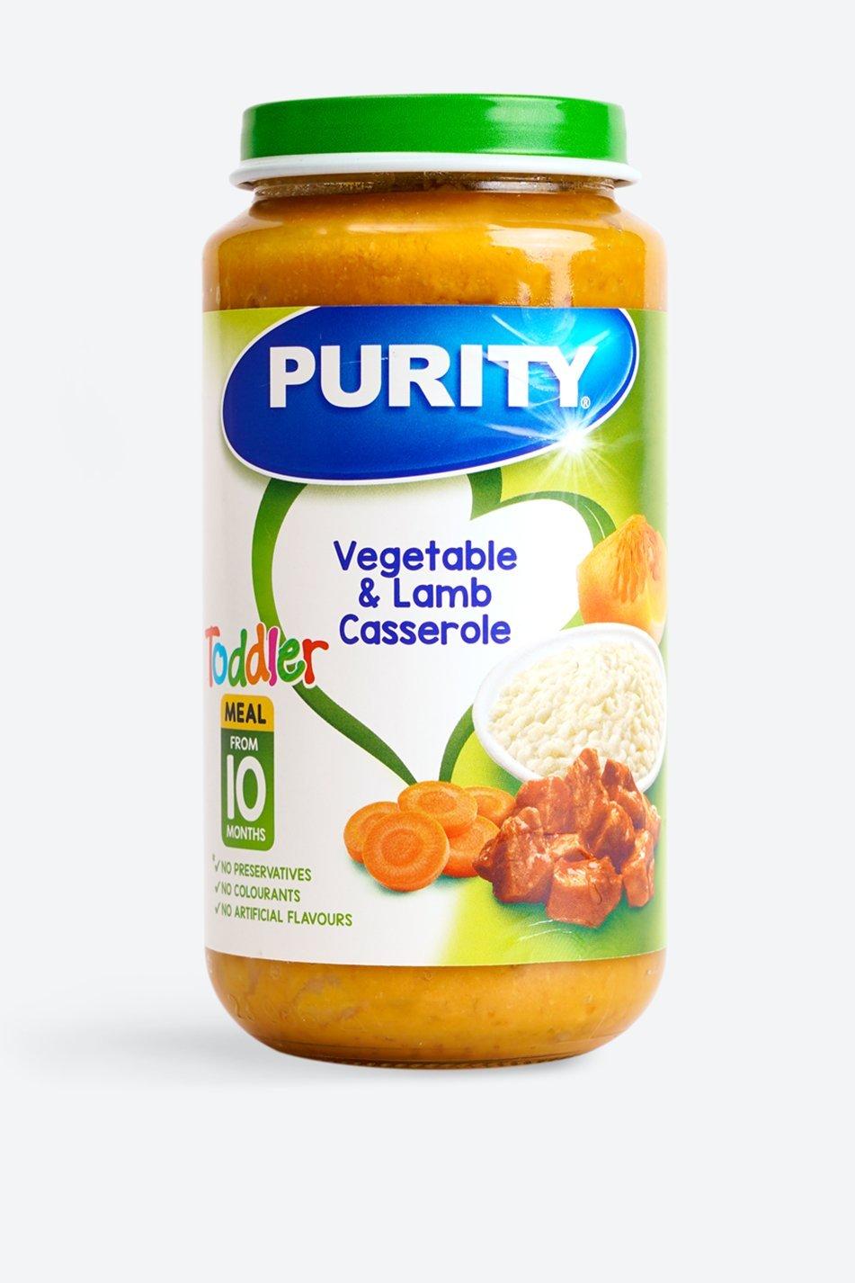Purity Junior Vegetable + Lamb Casserole 250ml