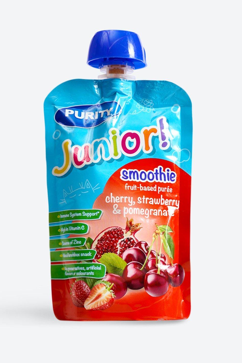 Purity Junior Smoothie Cherry Strawberry + Pomegranate 110ml