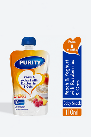 Purity Peach + Yoghurt With Rasberry + Oats 110ml